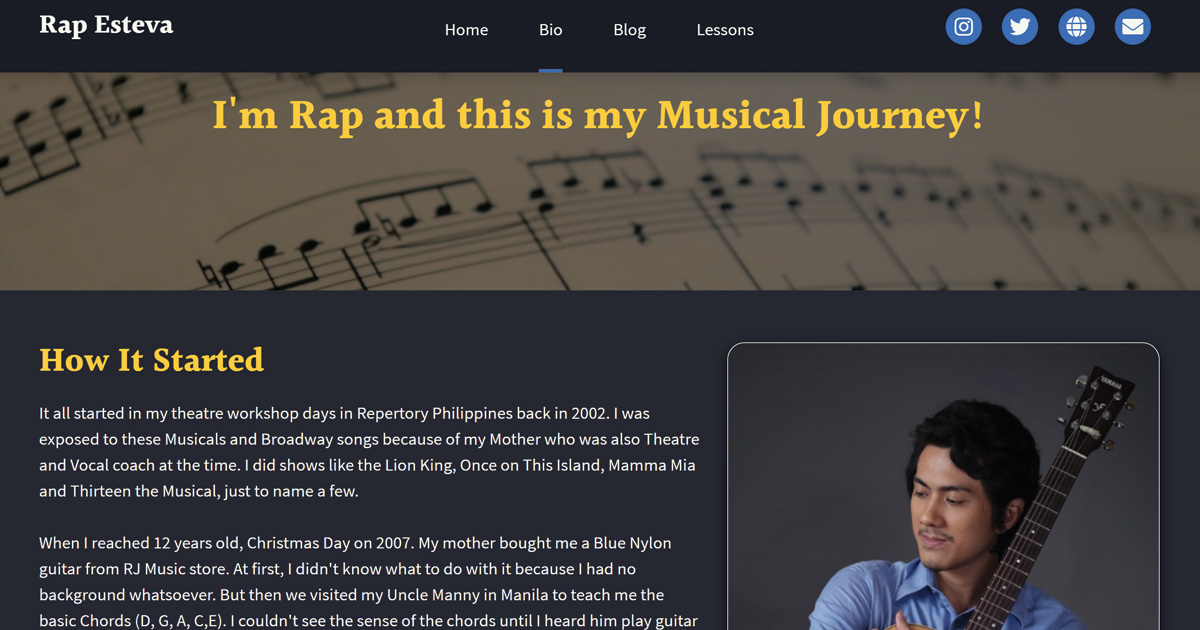 Rap Esteva Music - Bio